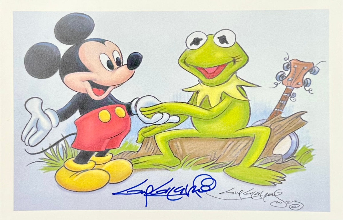 Kermit and Mickey Post Card - Created by Guy Gilchrist – Guy Gilchrist ...