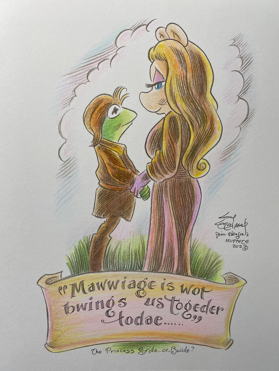 Princess Bride (Mawwiage) #2 Original Art 8.5x11 Sketch - Created by G ...