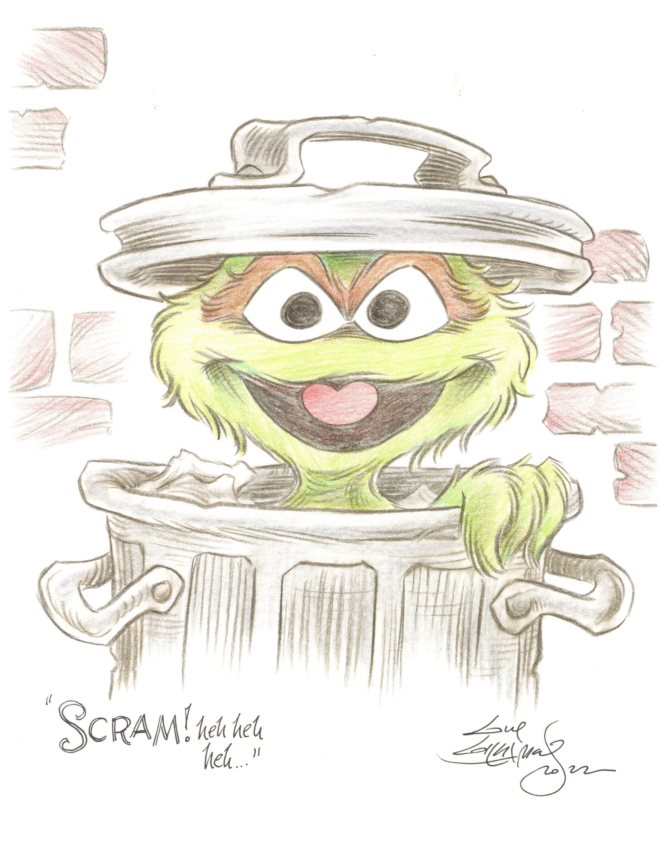Oscar The Grouch Clipart